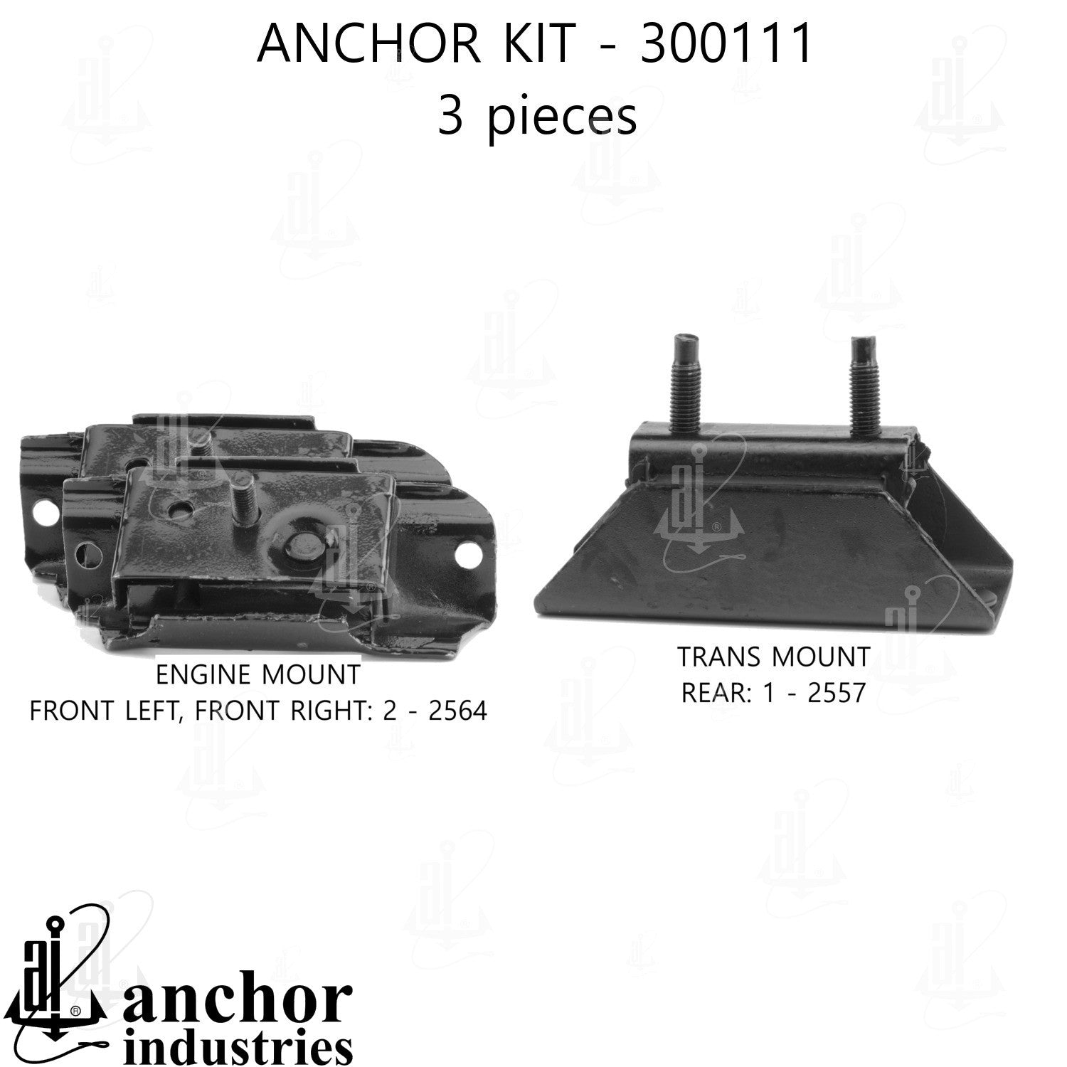 Anchor Engine Mount Kit 300111 for Ford Bronco F-150 F-250 F-350 ...