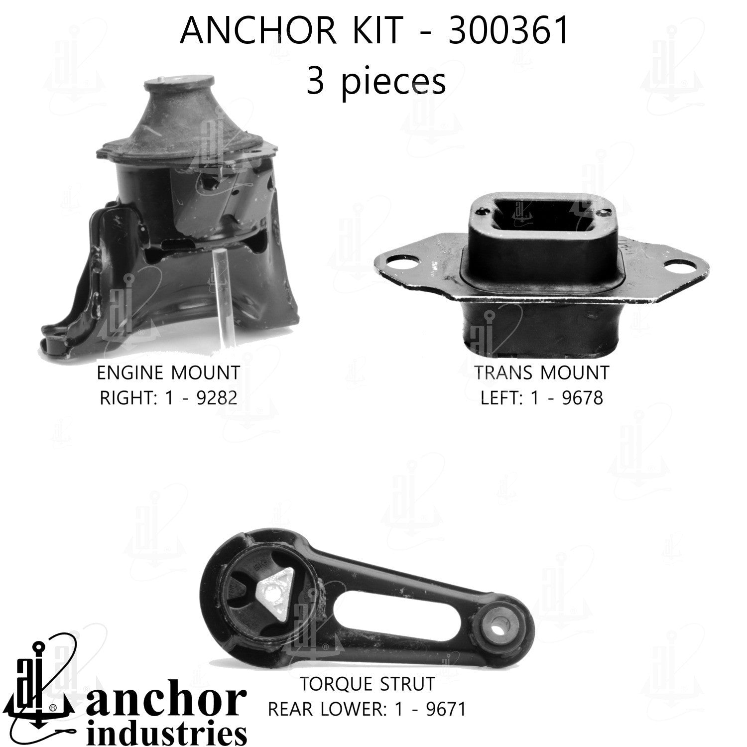 Anchor 300361 Engine Mount Kit – PartCatalog